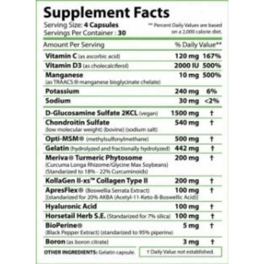 Revange Nutrition Quatro Flex MAX 120caps - CROSS THE LIMITS Shop ...