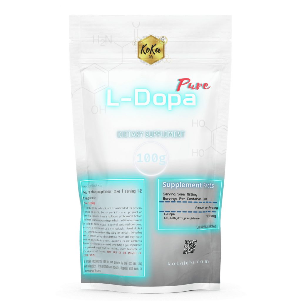 Kokal Labz L-dopa 100g - CROSS THE LIMITS Shop Vitamins & Supplements UK