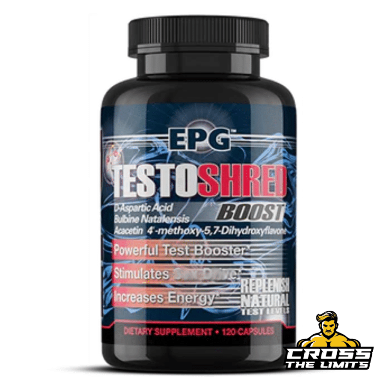 EPG Testoshred Testosterone Booster 120caps - CROSS THE LIMITS Shop ...
